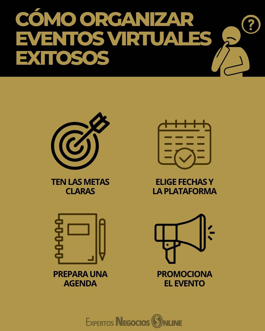 IDEAS para EVENTOS virtuales exitosos - Consejos y Ejemplos