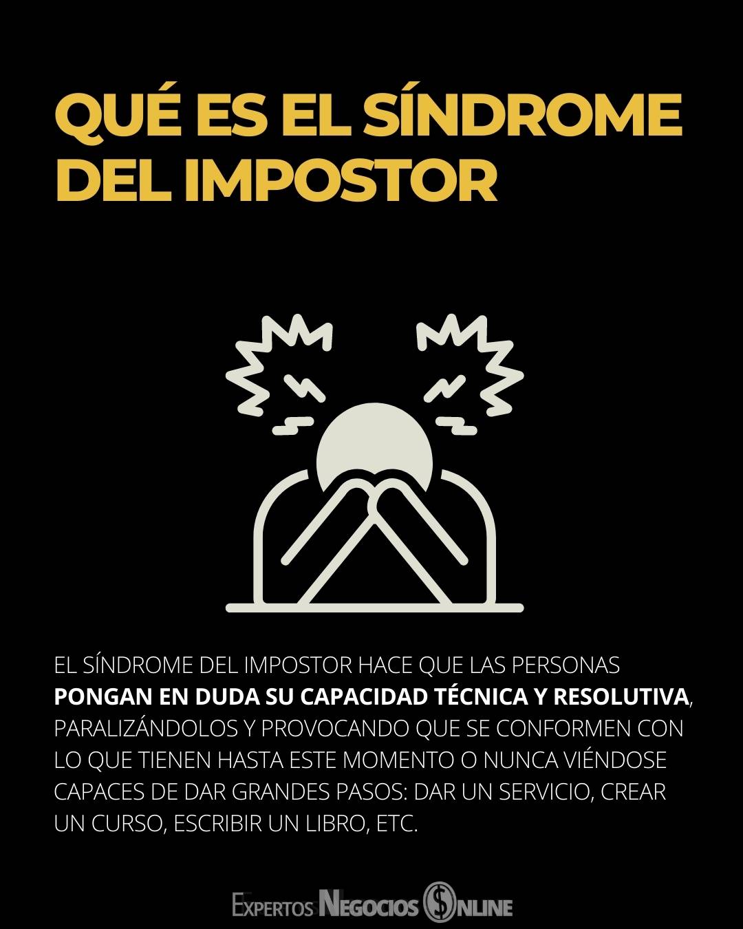 SÍNDROME DEL IMPOSTOR: cómo superarlo para emprender