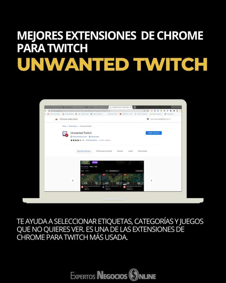 Las mejores EXTENSIONES para TWITCH y de Chrome