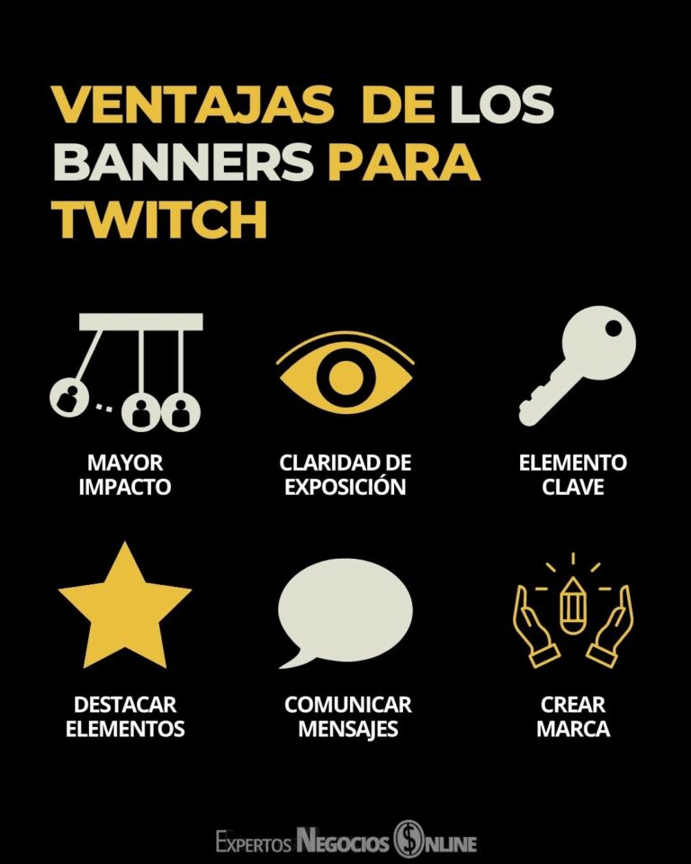 BANNER para TWITCH: qué son, ventajas y cómo crear uno