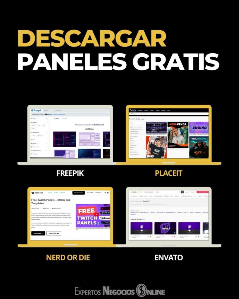 Como Hacer Paneles Para Twitch Gratis Imagenes