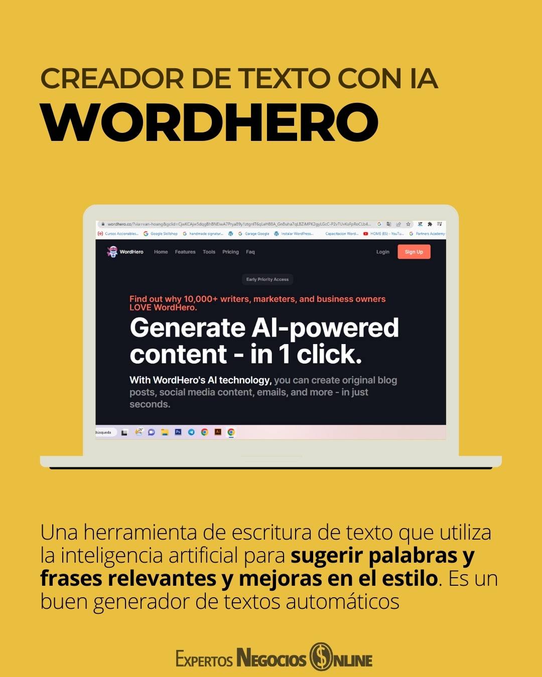Creador de textos automáticos y redacciones online en español e inglés