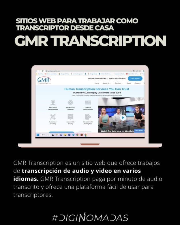 Cómo TRABAJAR como TRANSCRIPTOR y ganar dinero desde casa