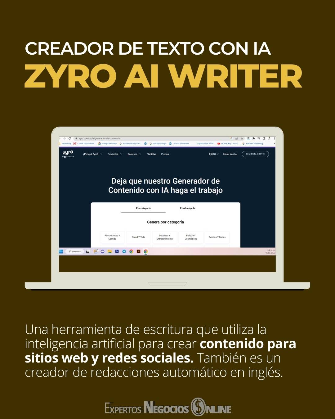 Creador de textos automáticos y redacciones online en español e inglés
