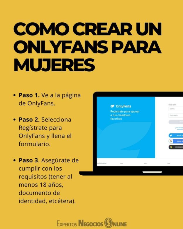 Cómo funciona ONLYFANS para MUJERES | Crear cuenta
