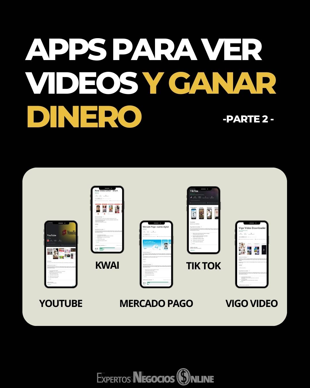 Apps para ver videos y GANAR DINERO viendo VIDEOS y anuncios